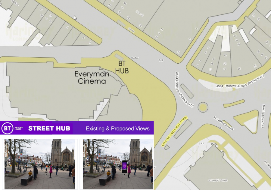 07/21 BT Street Hub Application – Muswell Hill & Fortis Green Association